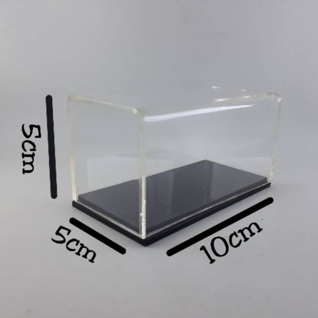 Jual Box Kotak Akrilik loose display Ukuran skala 1:64 base hitam ...