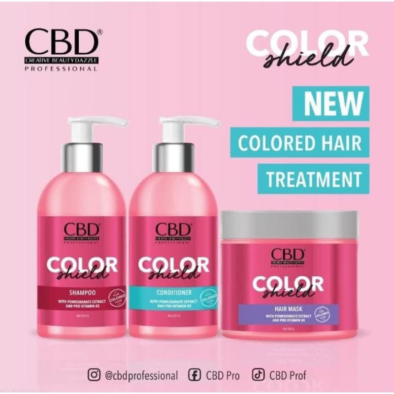 Jual CBD PROFESSIONAL COLOR SHIELD SHAMPOO/CONDITIONER 250ML | Shopee ...
