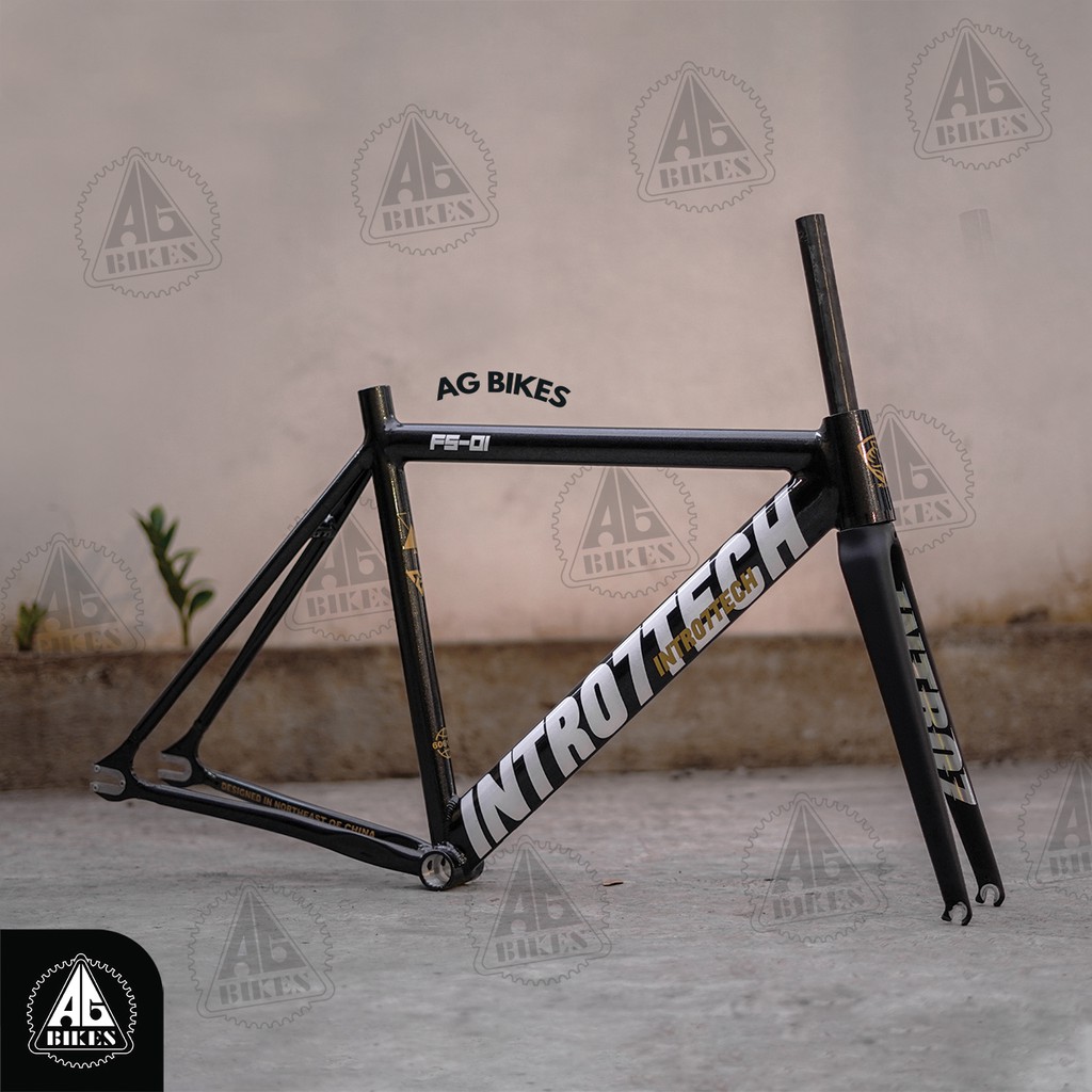 Jual Frame + Fork Intro 7 FS01 Black | Shopee Indonesia