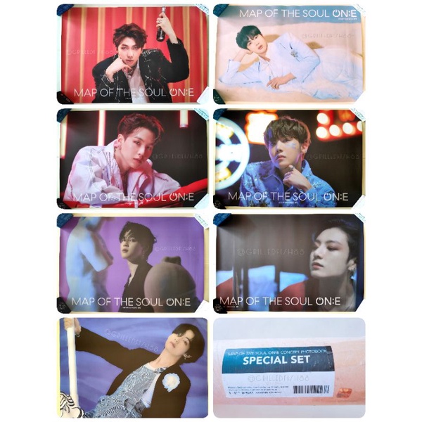 Jual [CEK VARIASI] BTS MOTS ON:E Concept Book Poster MCB RM JIN SUGA J-HOPE JIMIN V TAEHYUNG ...