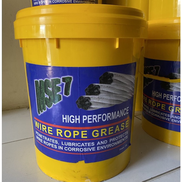 Jual WIRE ROPE GREASE 16 KG MSE 7 | Shopee Indonesia