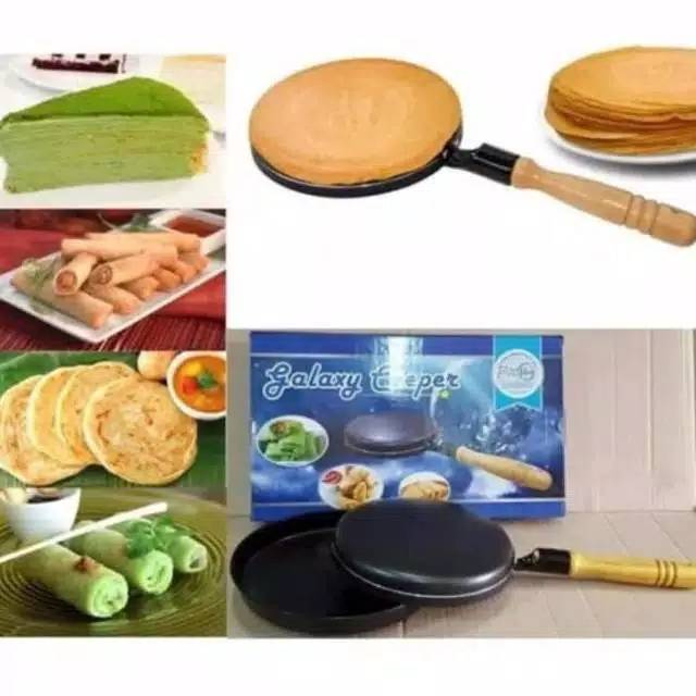 Jual GALAXY0AN CREPER /WAJAN KWALIK / WAJAN TERBALIK / TEFLON KULIT ...