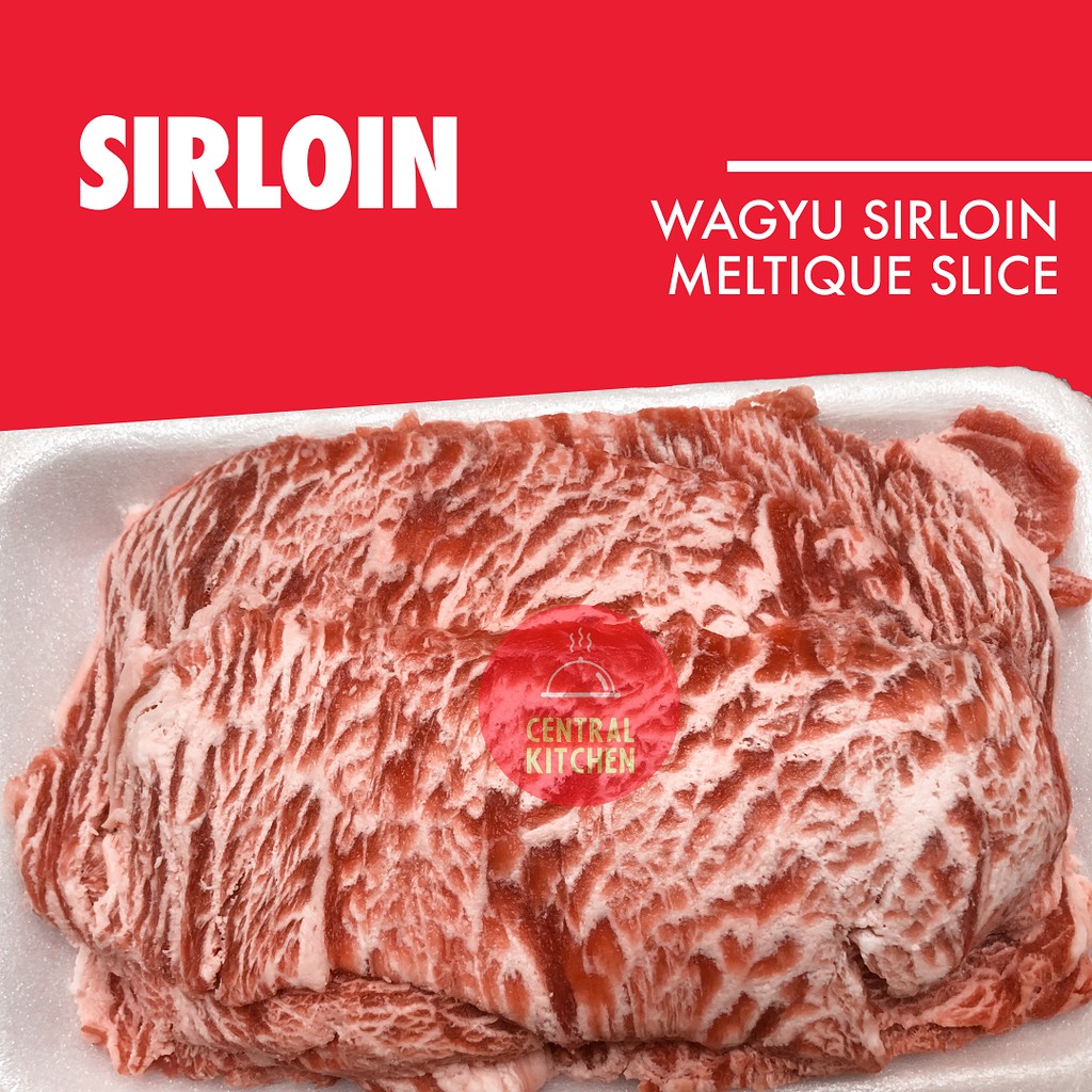 Daging Sapi Sirloin Wagyu Meltik Slice Beef Striploin Meltique 250gr ...