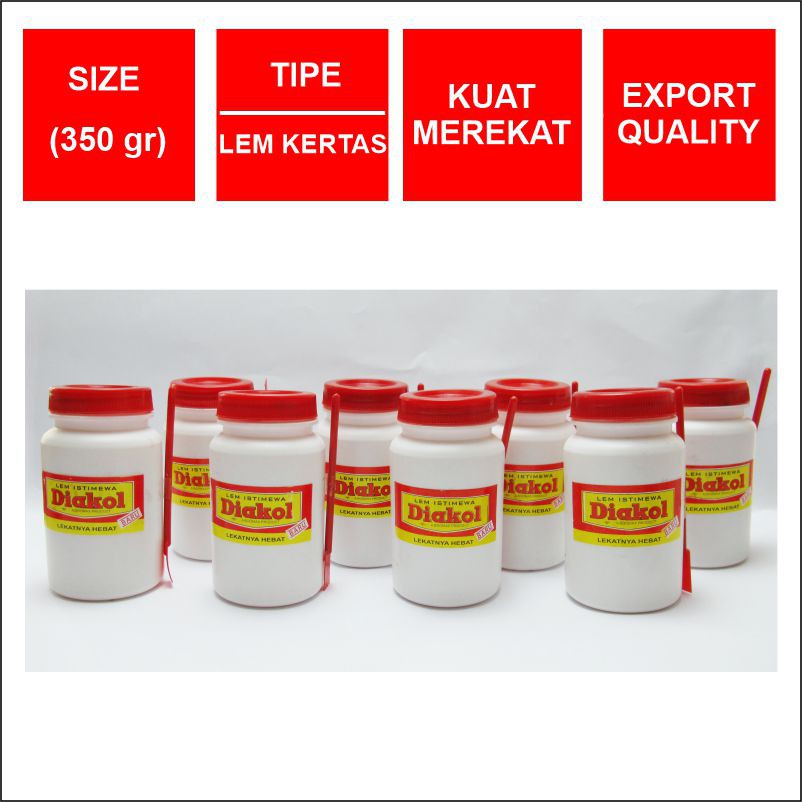 Jual Lem Diakol Besar Lem Kertas 350gram Indonesia|Shopee Indonesia