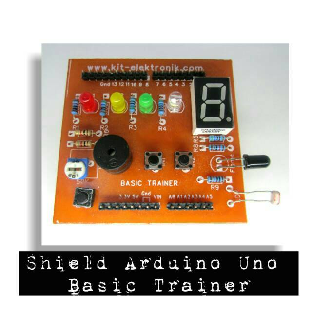 Jual Shield Arduino Uno Shield For Basic Trainer | Shopee Indonesia