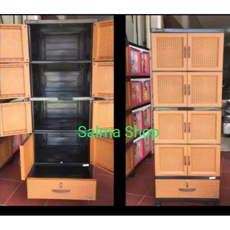 Jual Lemari Plastik Napolly Crs Mu 48 D | Shopee Indonesia