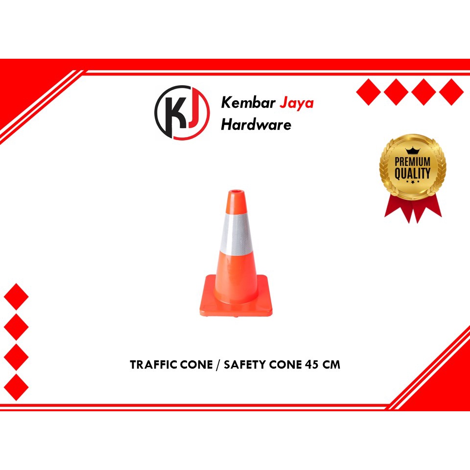 Jual Safety Traffic Cone / Kerucut Lalu Lintas Gosave 45 cm | Shopee Indonesia