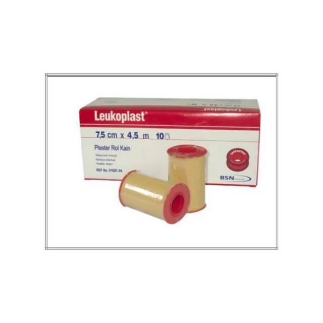 Jual Leukoplast Plester Roll Verban Kain 7,5cm x 4,5m / Plester Leukoplast | Shopee Indonesia