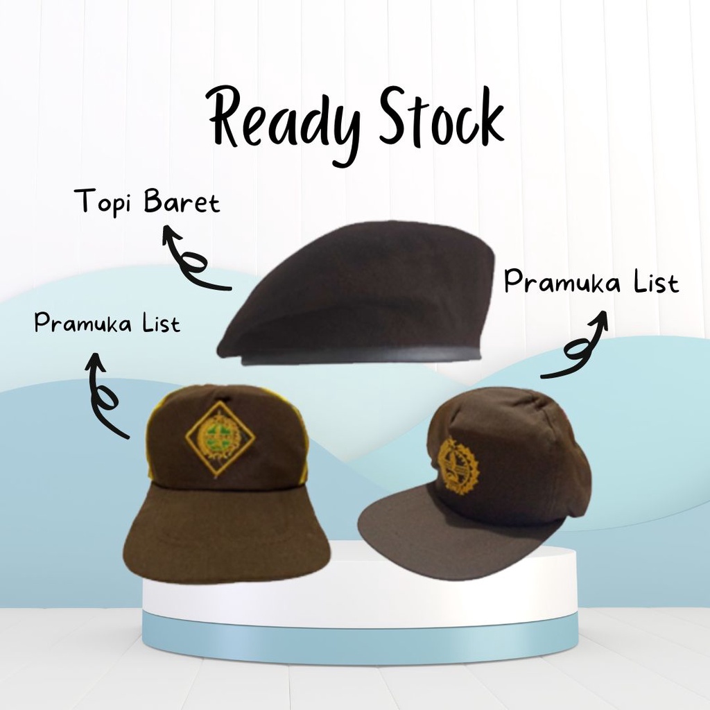 Jual Topi Pramuka Putra SD Siaga / Baret / Topi Sekolah Pramuka ...