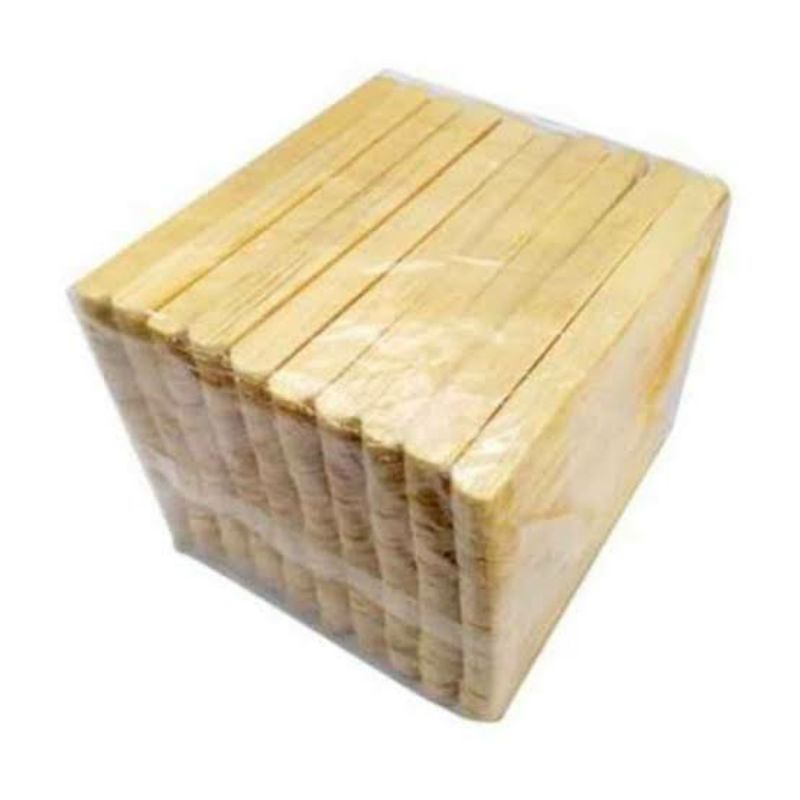 Jual Stik Es Krim Ringan Polos Halus Alba Stik Ice Cream Stick 1 pack ...