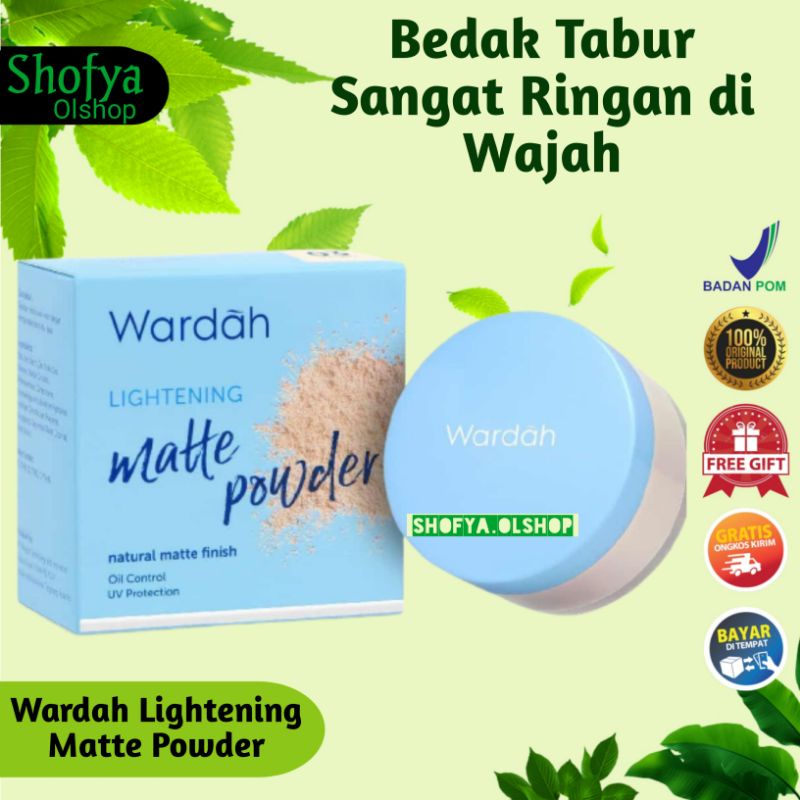 Jual Wardah Lightening Matte Loose Powder 20g ( bedak tabur wardah ...