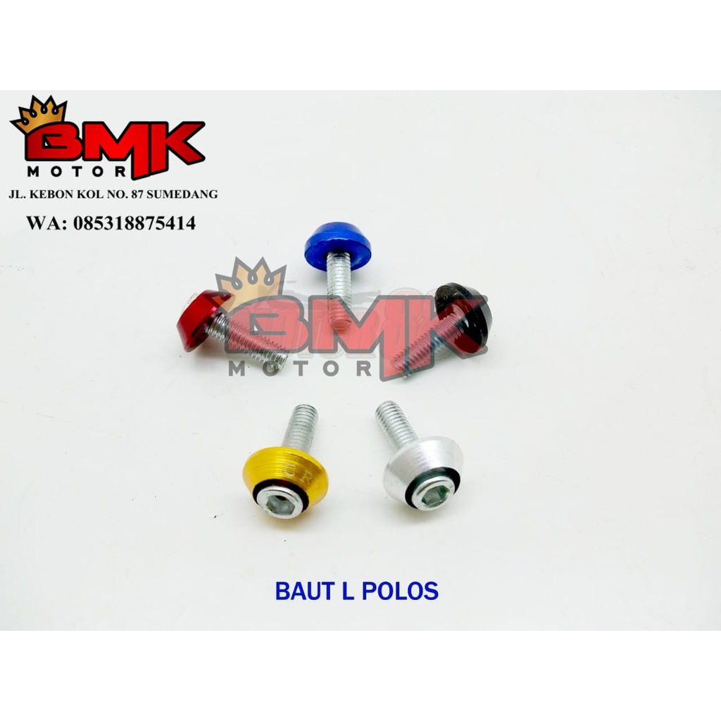 Jual BAUT MONEL VARIASI BODY MOTOR PLAT NOMER | Shopee Indonesia