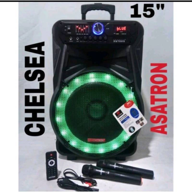 Jual SPEAKER ASATRON PORTABLE 15 INCH CHELSEA | Shopee Indonesia
