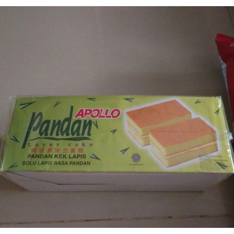 Jual Apollo pandan layer cake/kue Apollo pandan malaysia | Shopee Indonesia