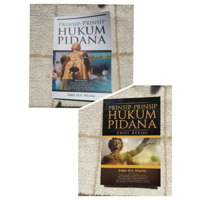 Jual PRINSIP - PRINSIP HUKUM PIDANA ( EDISI REVISI ) - EDDY O.S HIARIEJ | Shopee Indonesia