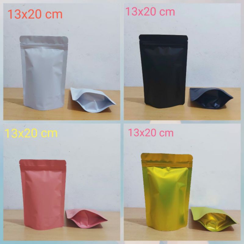 Jual Standing pouch + ziplock COLOR MATTE 13x20 cm (CH) Indonesia ...