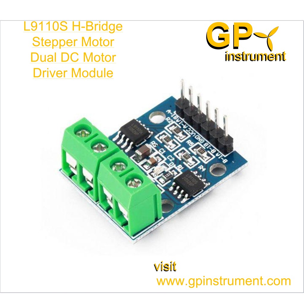 Jual L9110S H-Bridge Stepper Motor Dual DC Motor Driver Module | Shopee ...
