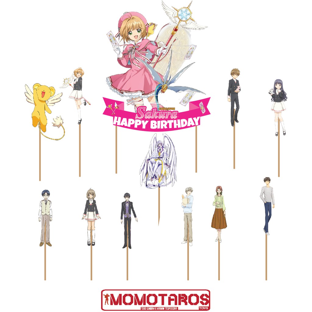 Jual Topper cake Cardcaptor Sakura set | Shopee Indonesia
