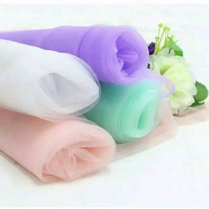 Jual Kain Tile Meteran / Tulle Lebar 125cm | Shopee Indonesia