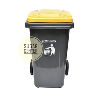 Jual Krisbow Tempat Sampah Plastik Outdoor 100 Liter/Krisbow Dustbin 100 Liter/Krisbow Tempat ...