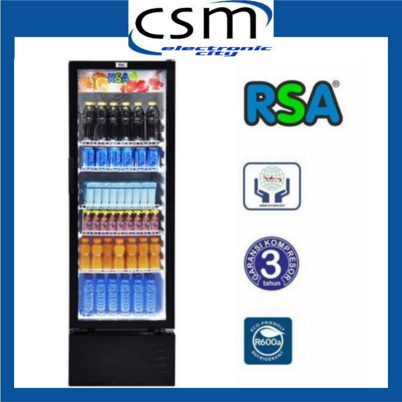 Jual Showcase Cooler RSA AGATE 300N/Display Chiller RSA 5 RAK GARANSI ...