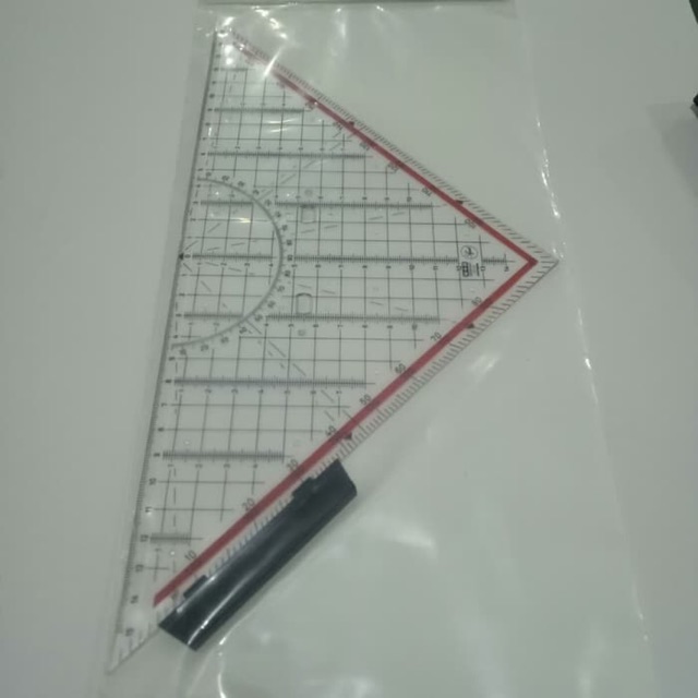 Jual Penggaris Segitiga MOR M+R (mirip rotring) | Shopee Indonesia