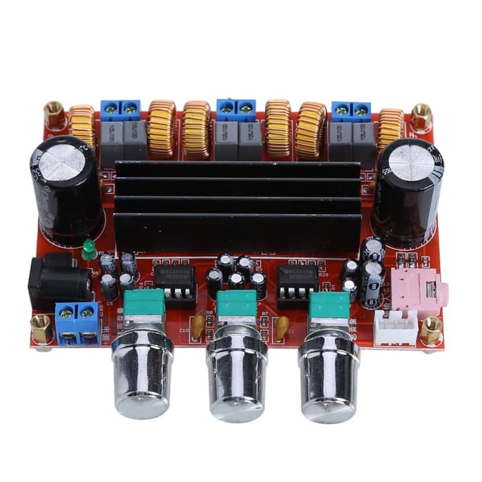 Jual Power Amplifier Board Digital Sub woofer 2.1 Channel (2x50W + 100W ...