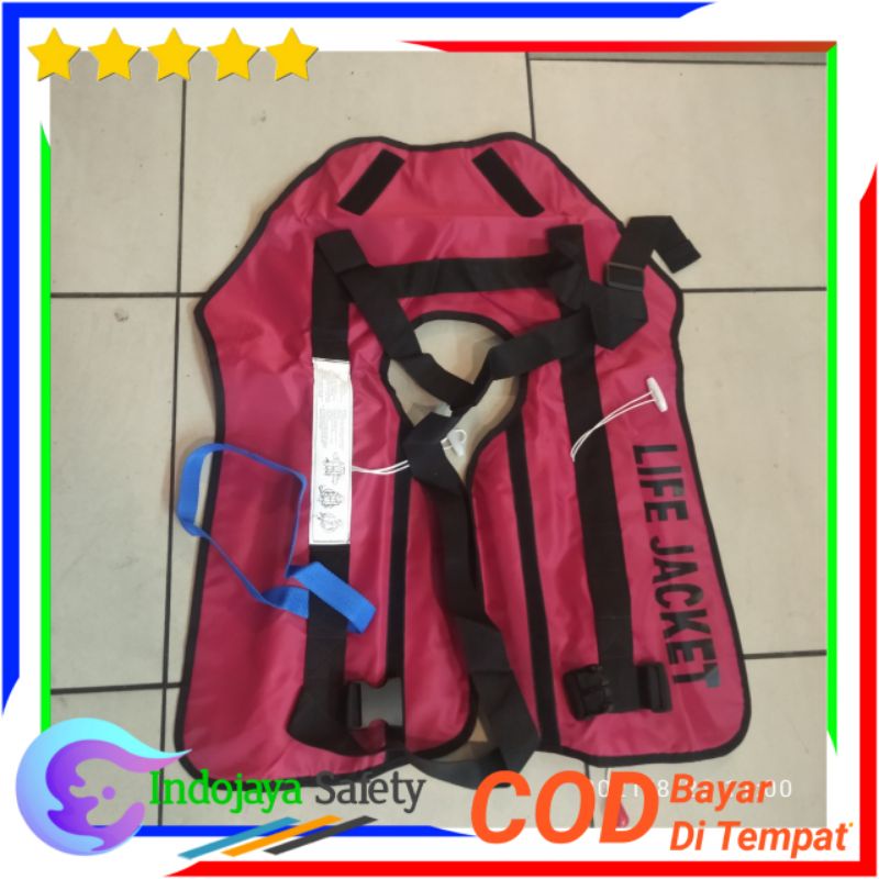 Jual Life Jacket Inflatable Co2 Otomatis - Pelampung Gas Otomatis ...