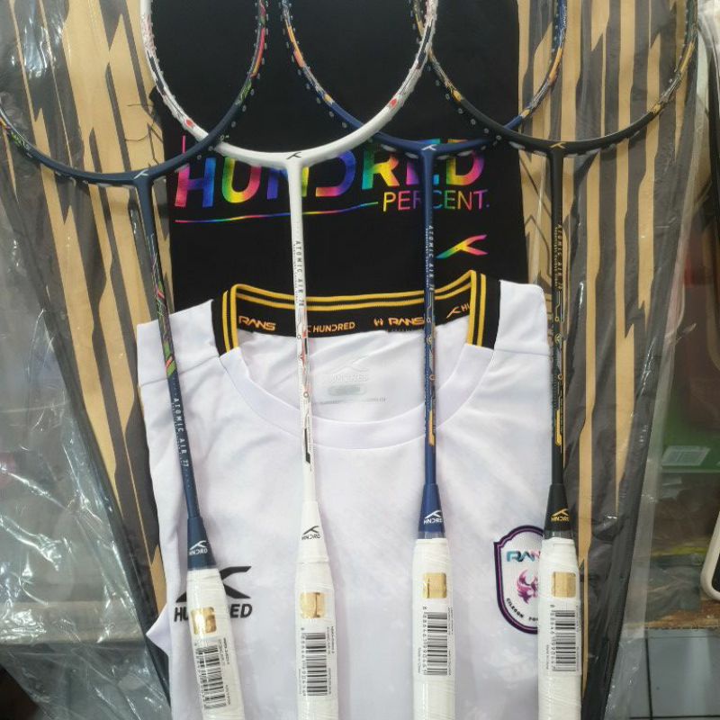 Jual Raket Badminton HUNDRED Atomic 77 78 | Shopee Indonesia