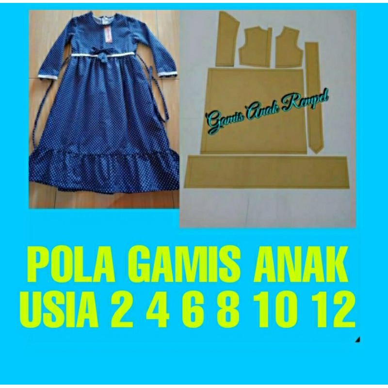 Jual pola gamis anak sambung | Shopee Indonesia