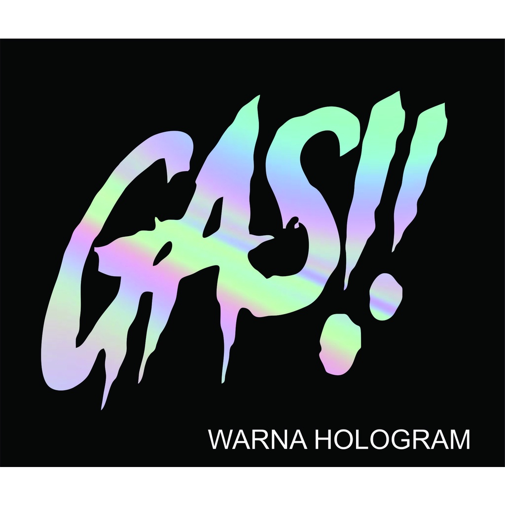 Jual stiker viral GASS stiker cutting scotlight Indonesia|Shopee Indonesia