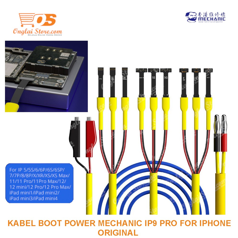 Jual MECHANIC IP9 PRO Kabel Power Supply kabel Boot Power For Iphone ...