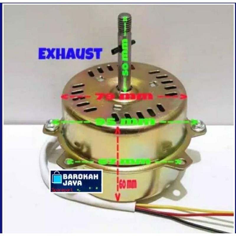 Jual Dinamo Kipas EXHAUST Fan MULTI - Motor Kipas Angin Exhaust ...