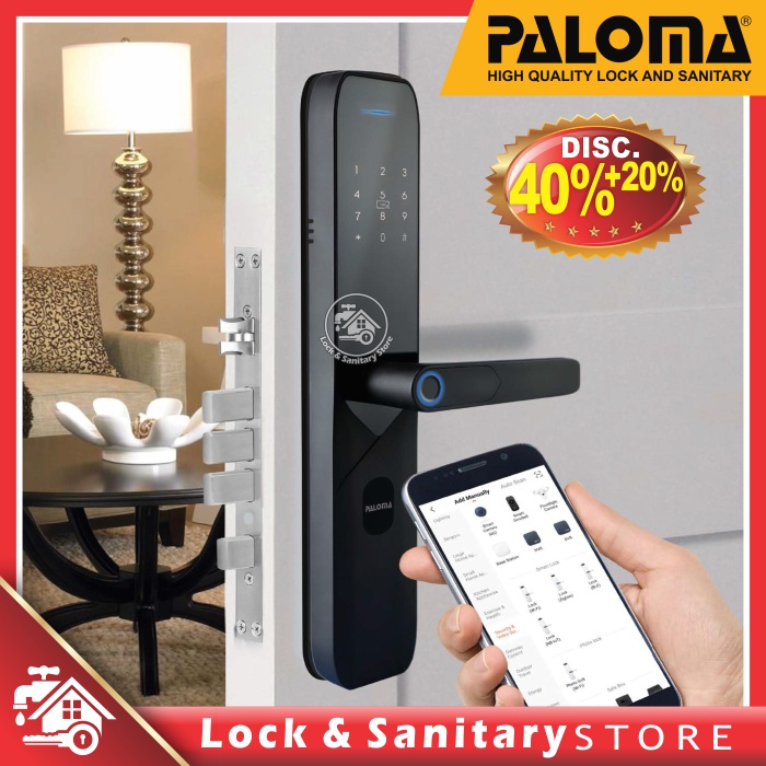 Jual Kunci Elektronik PALOMA DLP 2111 Smart Door Lock Digital Lock ...