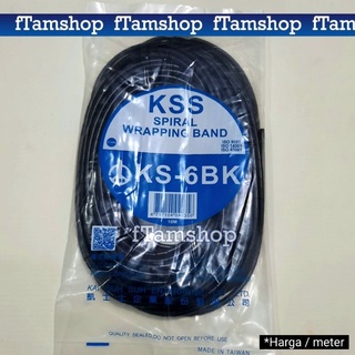 Jual KSS-Spiral wrapping band KS-6 pembungkus kabel 6mm (harga/meter) | Shopee Indonesia
