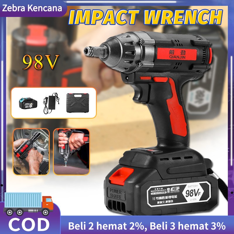 Jual Impact Wrench Cordless 98V Mesin Impact Wrench Cordless Impact Wrench Multi Fungsi Mesin ...