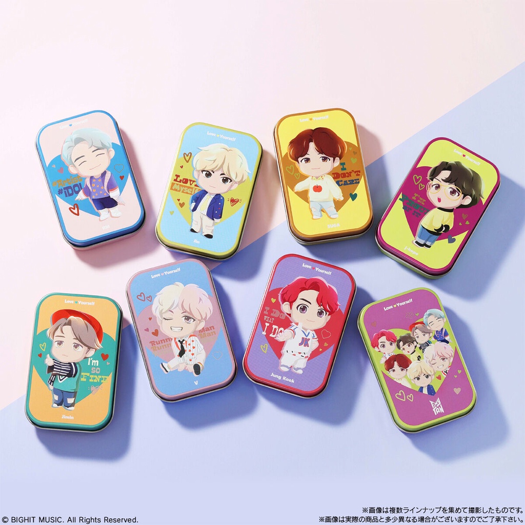 Jual KPOP - (READY) BTS TINYTAN OFFICIAL CANDY CAN by BANDAI JAPAN | Shopee Indonesia
