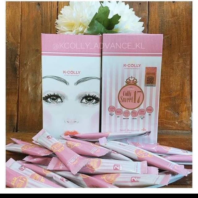 Jual K-Colly Advance Sweet 17 original (isi 20 sachet free kapsul ibu ...