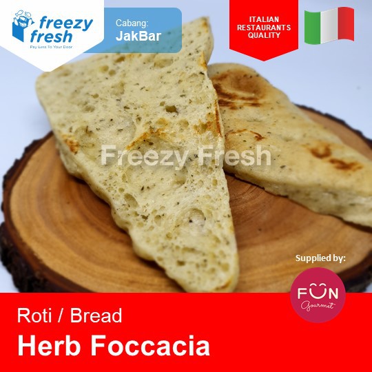 Jual Roti HERB FOCCACIA, Italian inspired bread by Fun Gourmet | Shopee ...