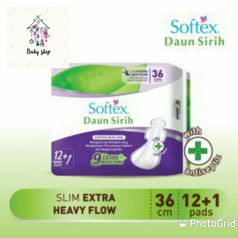 Jual SOFTEX daun sirih 36cm 12s | Shopee Indonesia