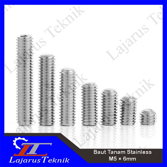 Jual Baut Tanam Stainless M5 × 6mm | Shopee Indonesia