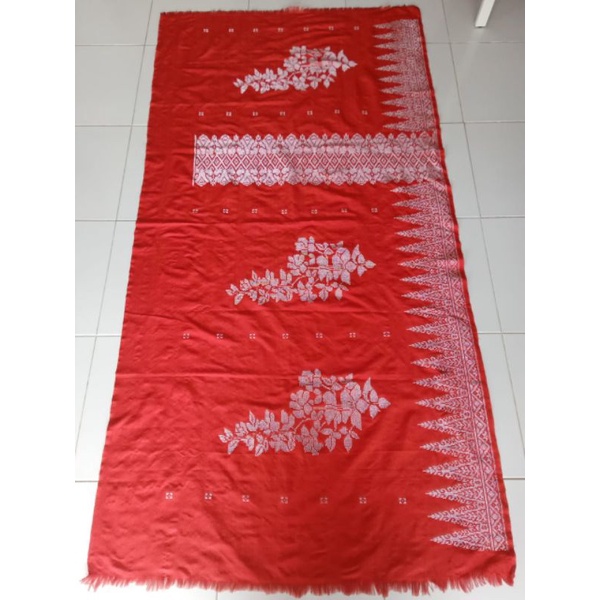 Jual Kain Songket Batu Bara motif bunga besar | Shopee Indonesia