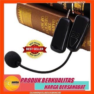 Jual Mikrofon Microphone Mic Clip On Wireless Headset UHF Microphone ...