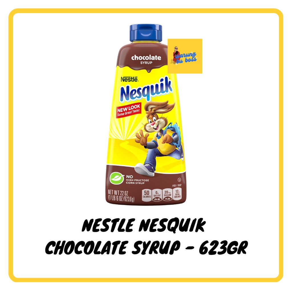 Jual Nestle Nesquik Chocolate Syrup Sirup Coklat Nestle Nesquiq USA ...
