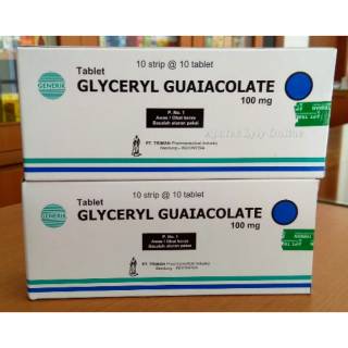GG Glyceryl Guaiacolate Box 10 Strip (100 Tablet) | Shopee Indonesia