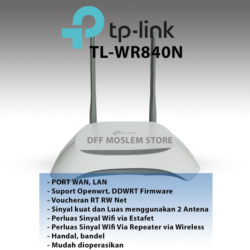 Jual Modem Router Wireless Wifi TP-Link WR840N Normal Voucheran Lancar ...