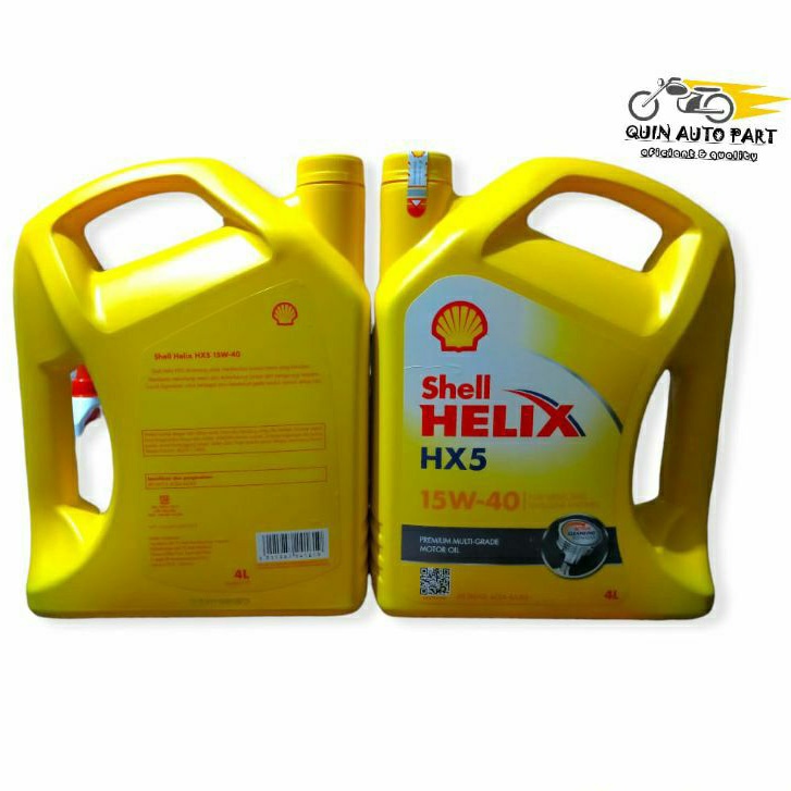Jual oli mobil shell helix hx5 15w-40 4.liter | Shopee Indonesia