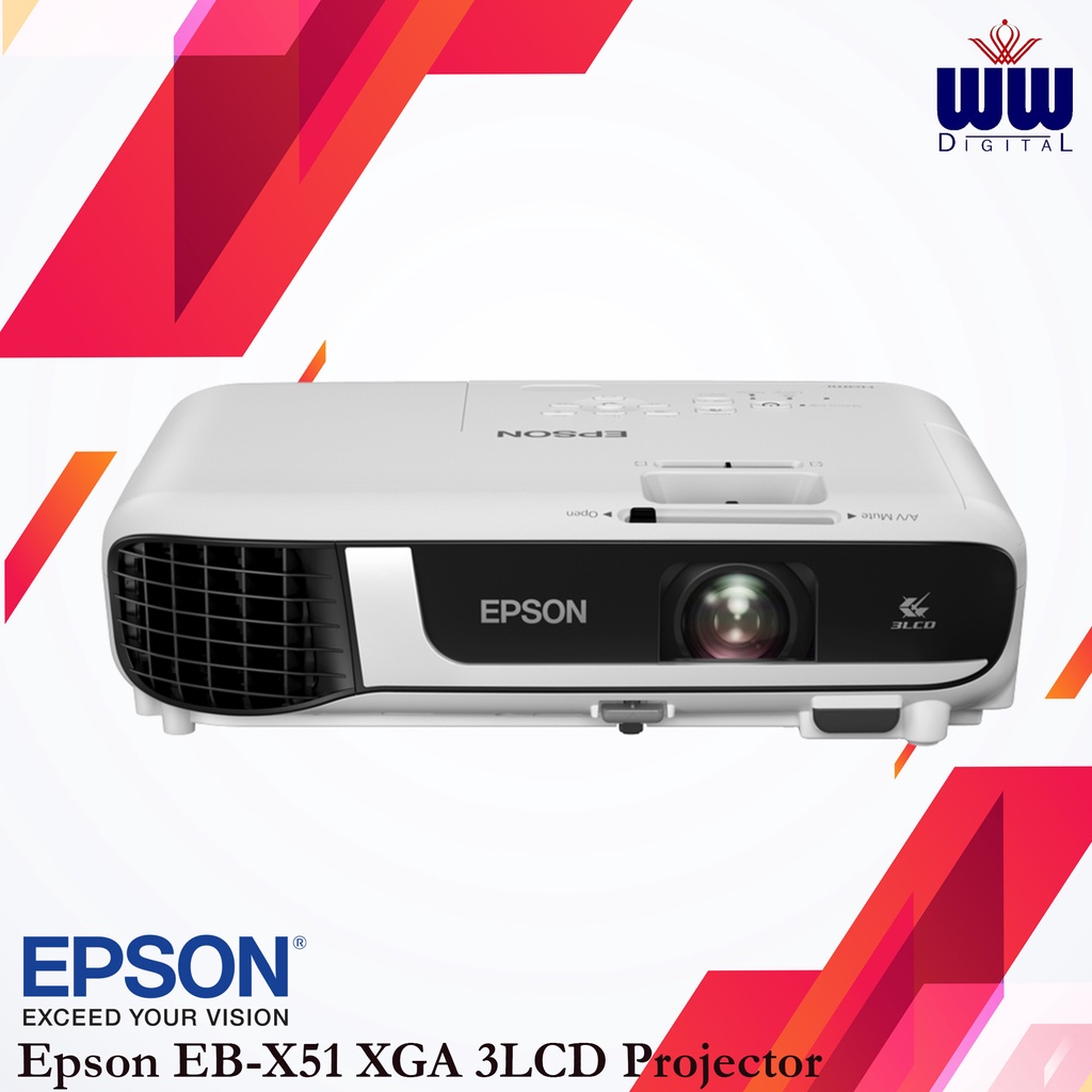 Jual Epson EB-X51 XGA 3LCD Projector - Garansi Resmi Indonesia|Shopee Indonesia