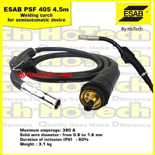 Jual ESAB Mig Torch PSF 405 or PSF 415 | Esab Welding Torch PSF 415 4 ...