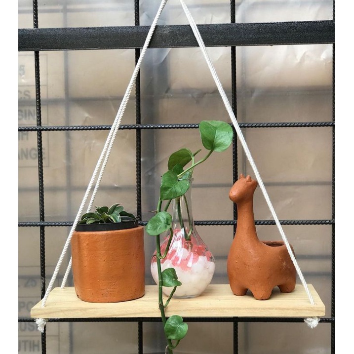 Jual Rak display dinding gantung tali hiasan dinding | Shopee Indonesia